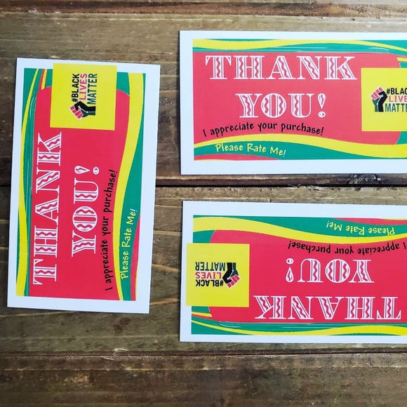 Office | Thank You Cards Business Card Size3x2 Inch Cards | Poshmark